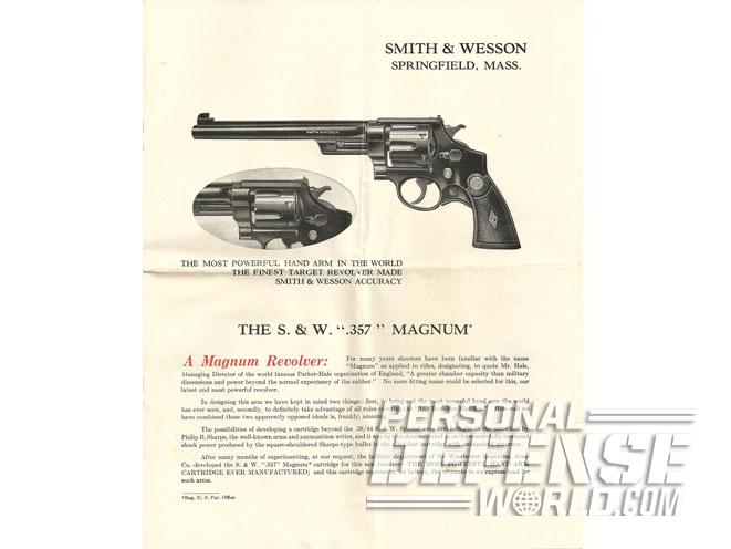 A History of the Smith & Wesson .357 Magnum Revolver