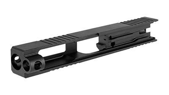 Brownells Long Slide: Full-Length Glock 17 Slide for Compact Glock 19 ...