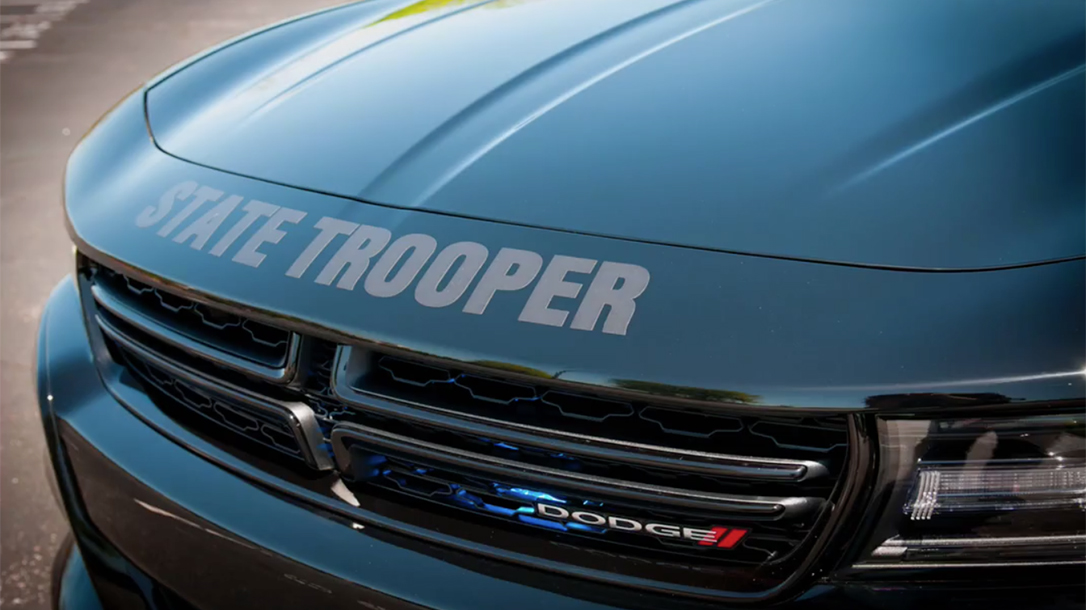 NC Highway Patrol Cruiser Markings Only Visible at Night