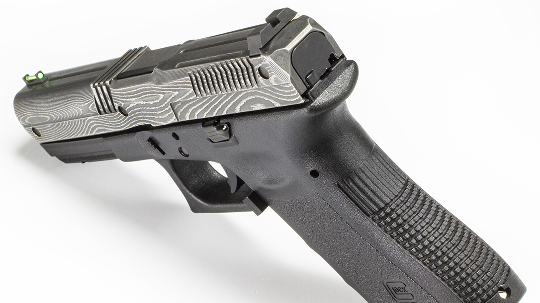 Glocks Get a Serious Facelift With the Lone Wolf Damascus Steel Slide
