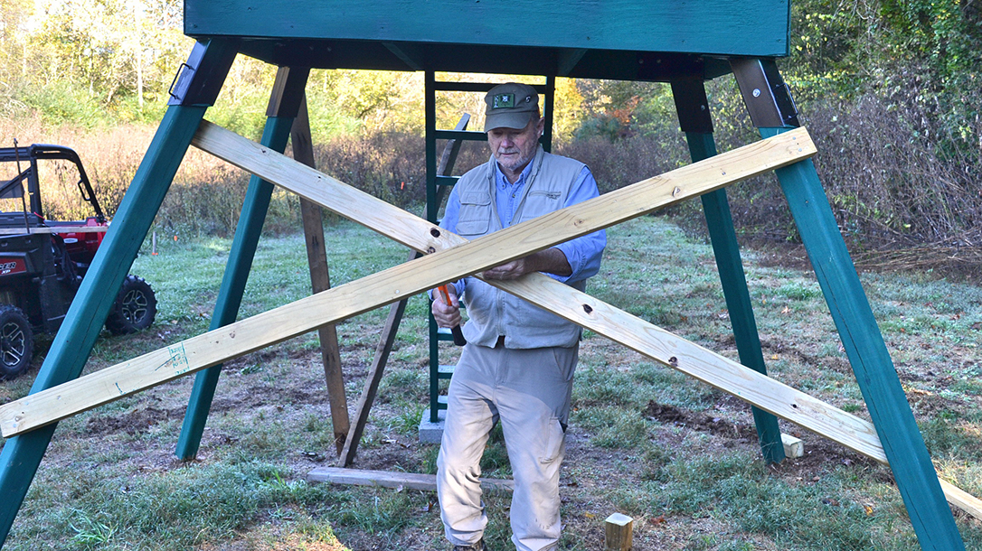 Hunting Blind 101: Build an Elevated Buck Tower and Hunt With a Friend
