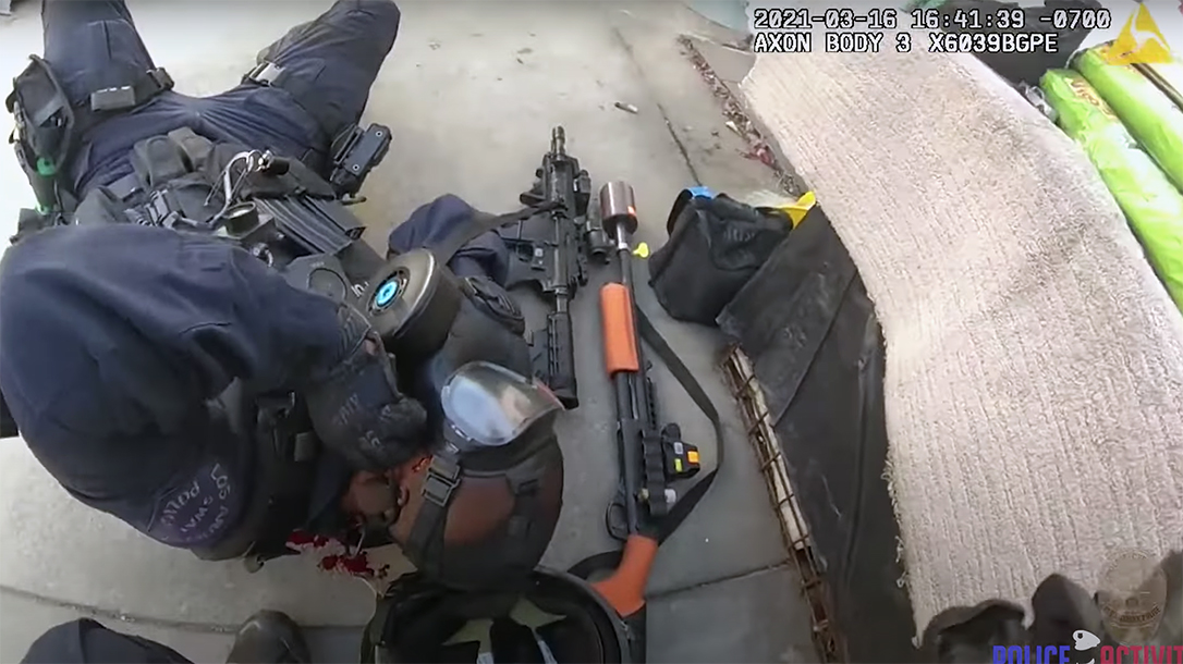 WATCH: LAPD Swat Officer Shot in Neck During Armed Standoff
